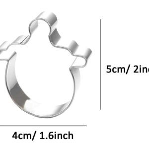 WJSYSHOP Mini Baby Pacifier Cookie Cutter Stainless Steel