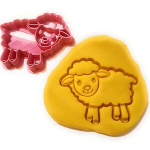 T3D Cookie Cutters Sheep Cookie Cutter, Suitable for Cakes Biscuit and Fondant Cookie Mold for Homemade Treats