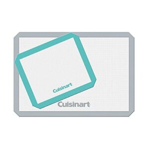 cuisinart ctg-00-2bm silicone baking mat set (toaster oven and half sheet sizes), 2 pc