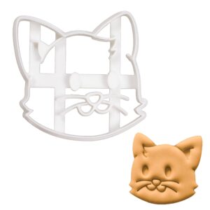 cat face cookie cutter, 1 piece - bakerlogy