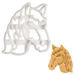 horse head cookie cutter, 1 piece - bakerlogy