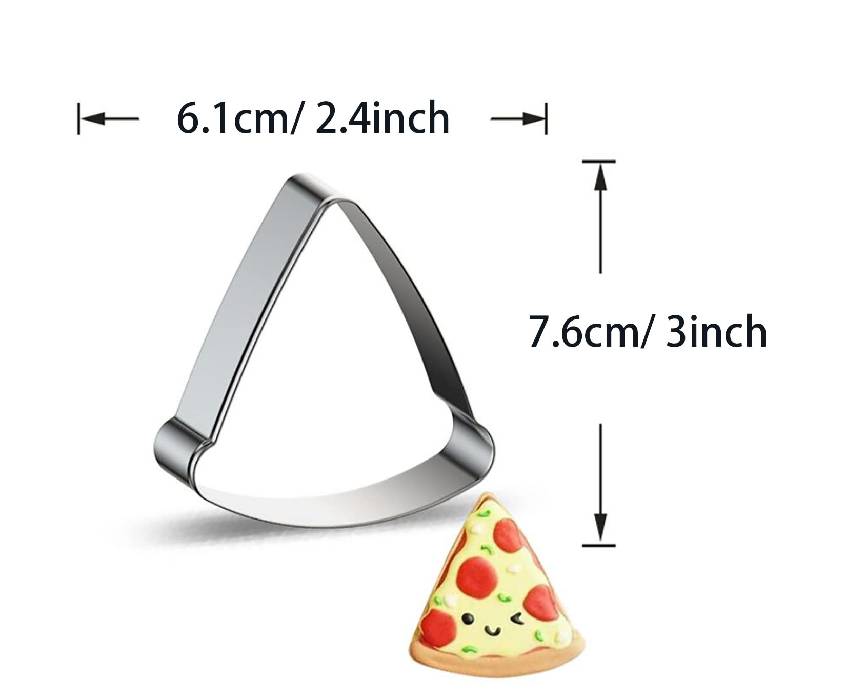 WJSYSHOP Pizza Shape Cookie Cutter - A