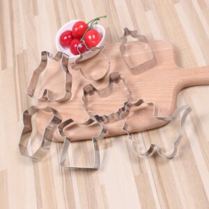  Baby Shower Series Cookie Cutters Set of 7 pcs, Stainless Steel Fondant Cutter Molds Baking DIY