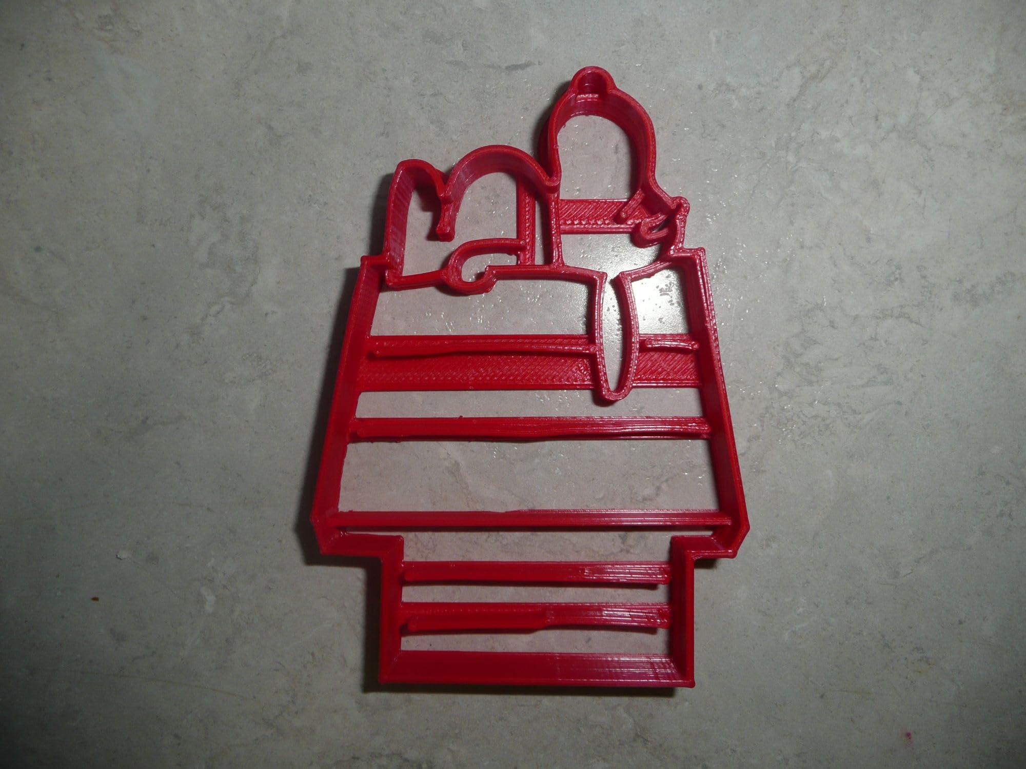 INSPIRED BY SNOOPY ON DOGHOUSE DOG HOUSE DETAILED COOKIE CUTTER MADE IN USA PR3975