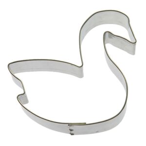 foose swan cookie cutter 3.5 inch animals handmade in usa tin plated steel