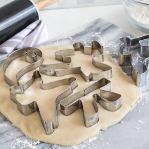 Fox Run Brands Cookie Cutters, Set of 5, Karate, Metallic