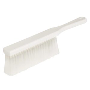 ateco counter duster brush, 1 5/8 x 8-inch head with white nylon bristles & molded plastic handle