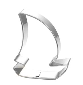 wjsyshop pirate ship boat cookie cutter stainless steel