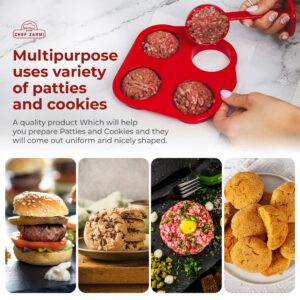 Create Perfectly Sized, Delicious Mini Hamburgers & Cookies with Chef Zarmi's Easy-to-Use Shaper & Press Kit!