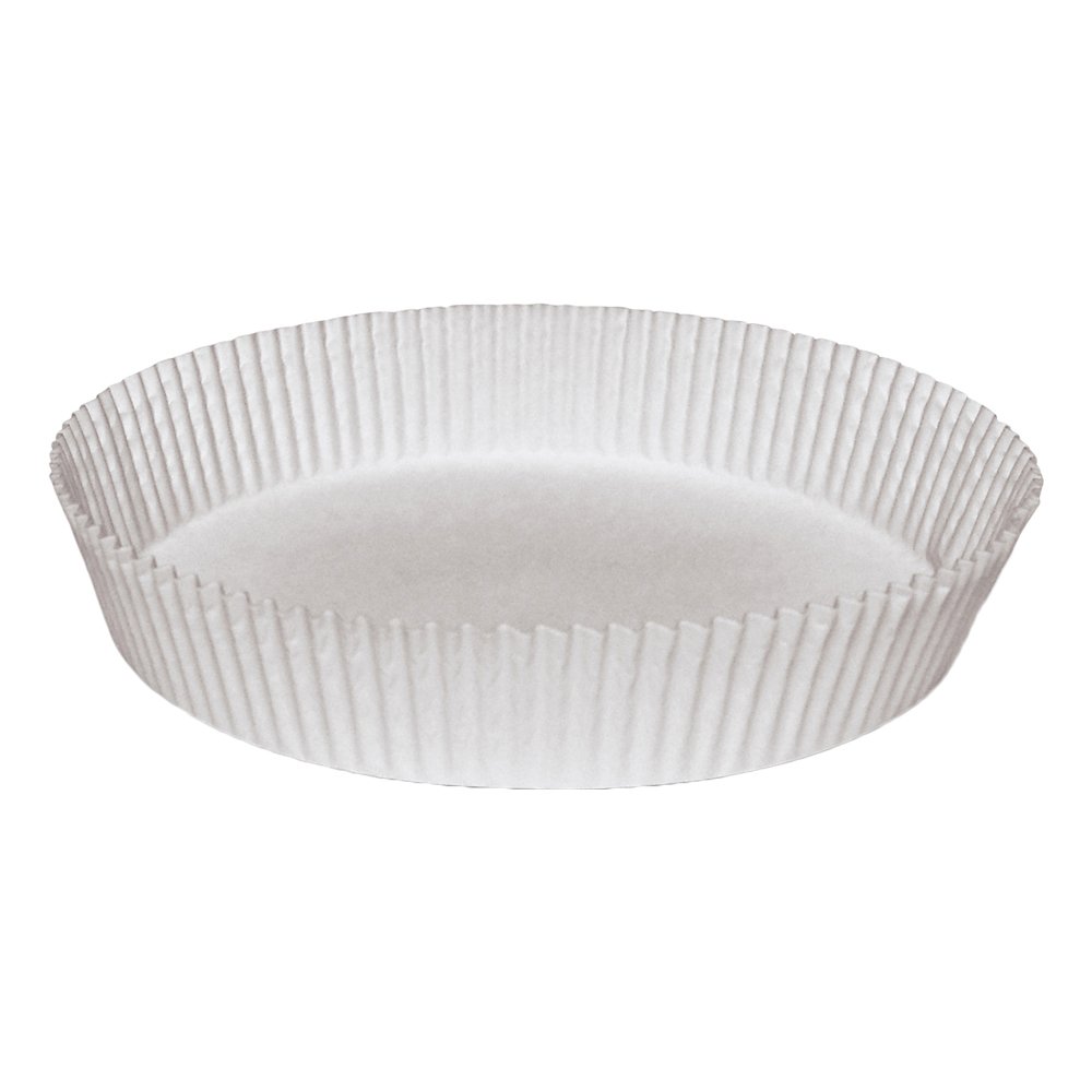 Hoffmaster BL9FCL Waxed, Fluted Round Cake/Tart Liner, 11-3/4" Diameter x 1-1/2" Height, White (4 Packs of 250)