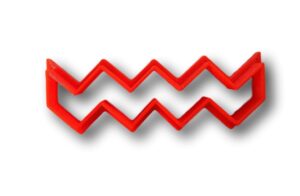 chevron cookie cutter (4 inch)