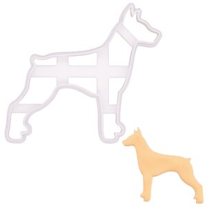 doberman pinscher body cookie cutter, 1 piece - bakerlogy