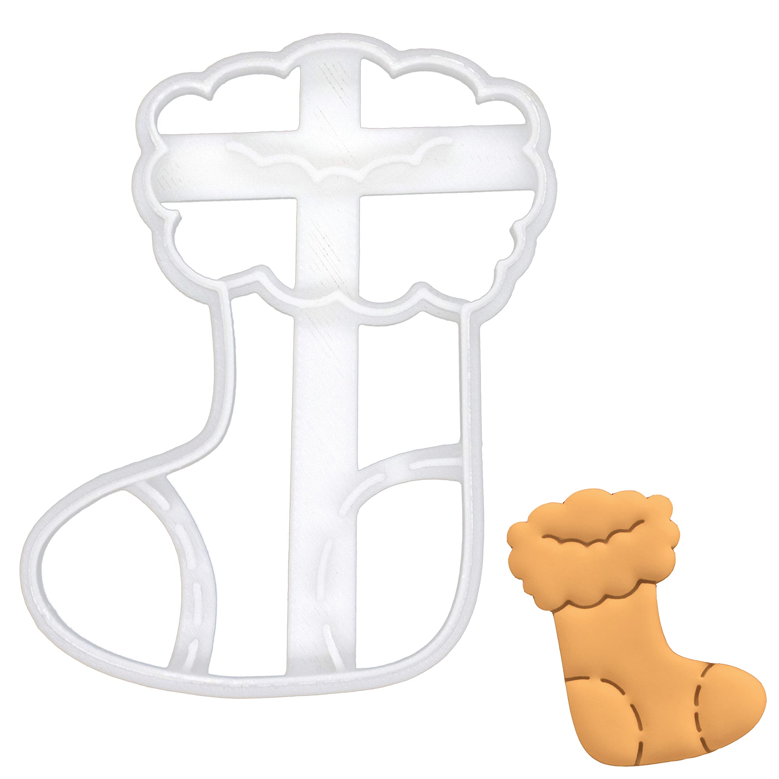 Christmas Stocking cookie cutter, 1 piece - Bakerlogy