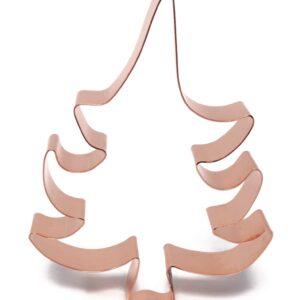 Whimsical Christmas Tree Copper Cookie Cutter