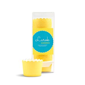 high heat cupcake liners (24, yellow)