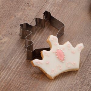 Mini Cookie Cutter 4 Pcs/Set Crown King Queen Prince Princess Shapes Stainless Steel Cookie Cutter Fondant Cutter-Tiny£¨2.5-3.6¡±£