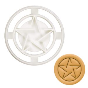 pentagram star cookie cutter, 1 piece - bakerlogy