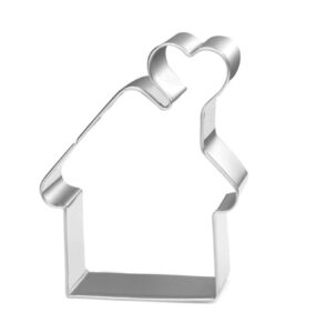 wjsyshop love house shape cookie cutter