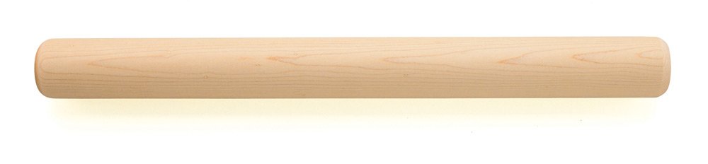 Fletchers' Mill Bakery Rolling Pin, Maple - 18.5 Inch, Professional Rolling Pin for Baking, Pasta, Pie, Cookie Dough, MADE IN U.S.A.