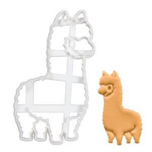 cute alpaca cookie cutter, 1 piece - bakerlogy