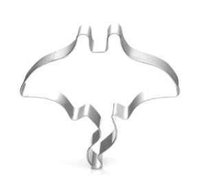 wjsyshop manta ray mobula fish shape cookie cutter