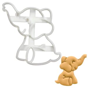 baby elephant cookie cutter, 1 piece - bakerlogy