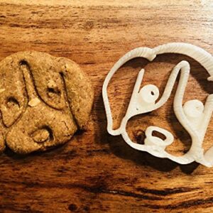 Beagle Cookie Cutter and Dog Treat Cutter - Dog Face - 3 inch