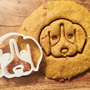 Beagle Cookie Cutter and Dog Treat Cutter - Dog Face - 3 inch