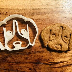 Beagle Cookie Cutter and Dog Treat Cutter - Dog Face - 3 inch