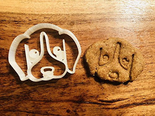 Beagle Cookie Cutter and Dog Treat Cutter - Dog Face - 3 inch