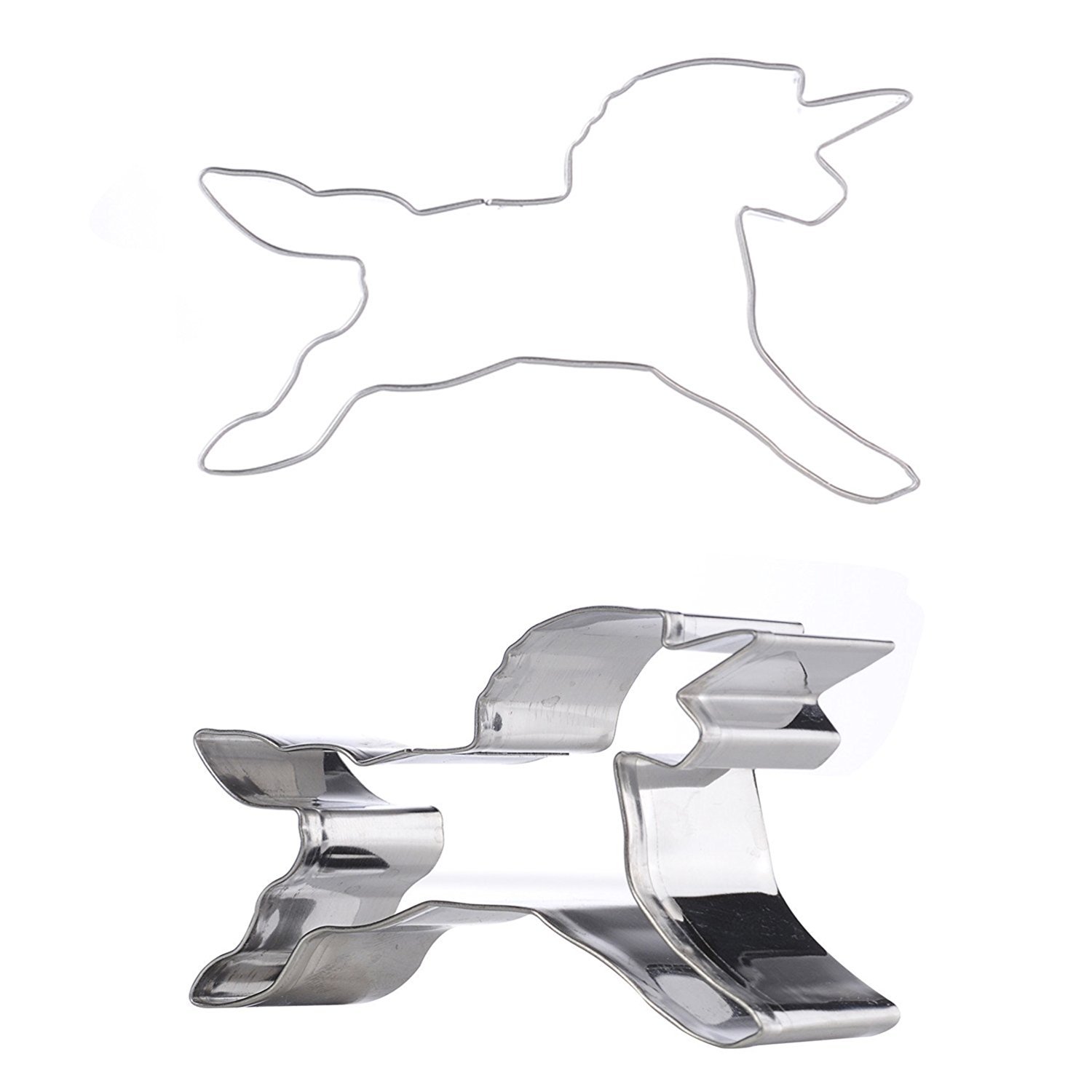 GWHOLE 26 Pcs Cookie Cutter Set, Mini Animal Unicorn Classic Shape Cookie Cutters for Kids Christmas Winter Holiday