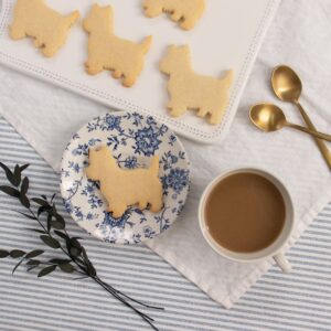 Set of 2 West Highland White Terrier cookie cutters (Design: Face and Silhouette), 2 pieces - Bakerlogy