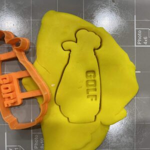 Golf Bag Cookie Cutter