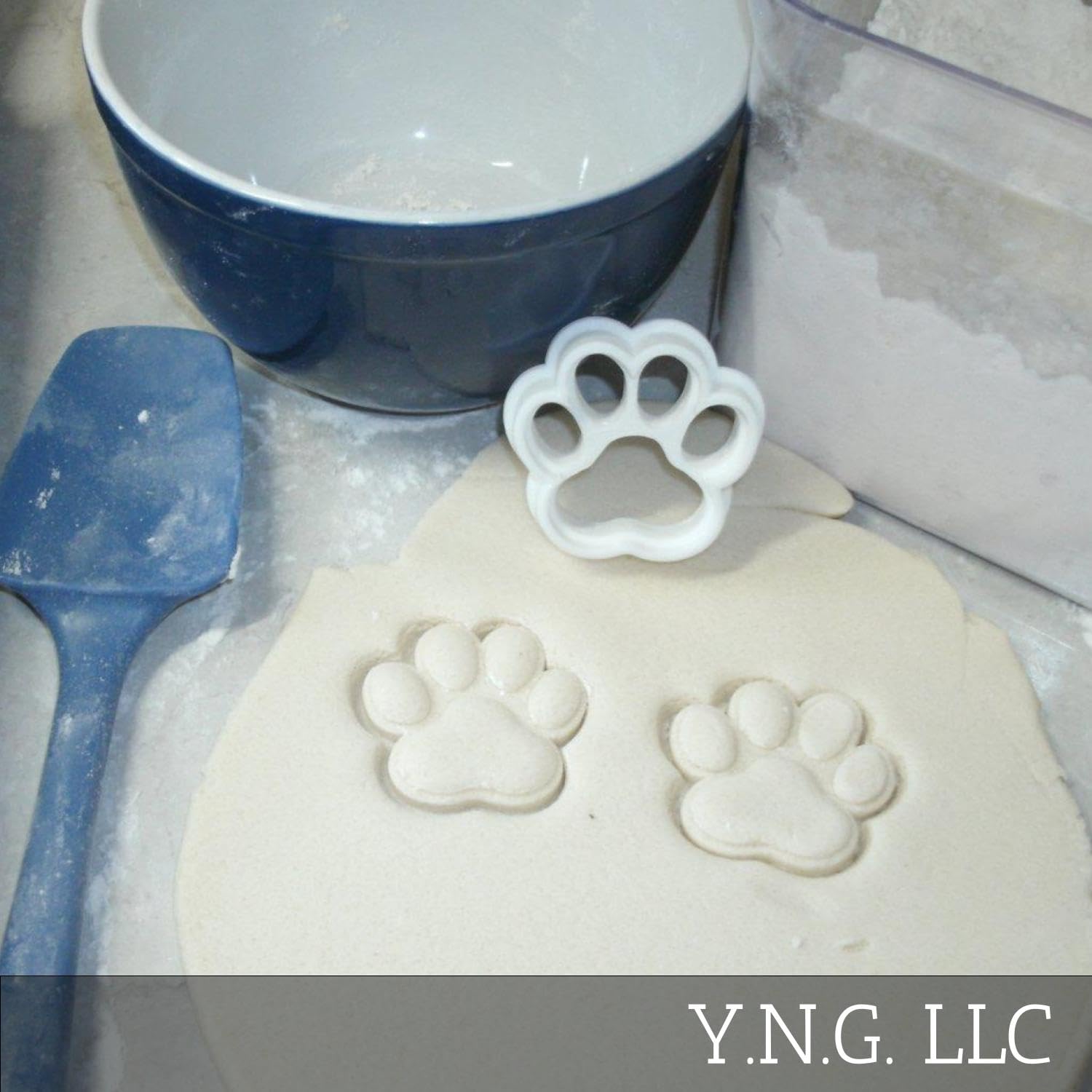 PAW PRINT DOG CAT PET BIRTHDAY SMALL COOKIE CUTTER MADE IN USA PR744