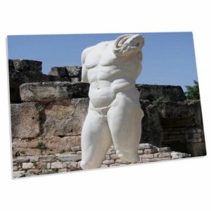 3drose collosal torso statue hadrianic bath of aphrodisias - desk pad place mats (dpd-361249-1)