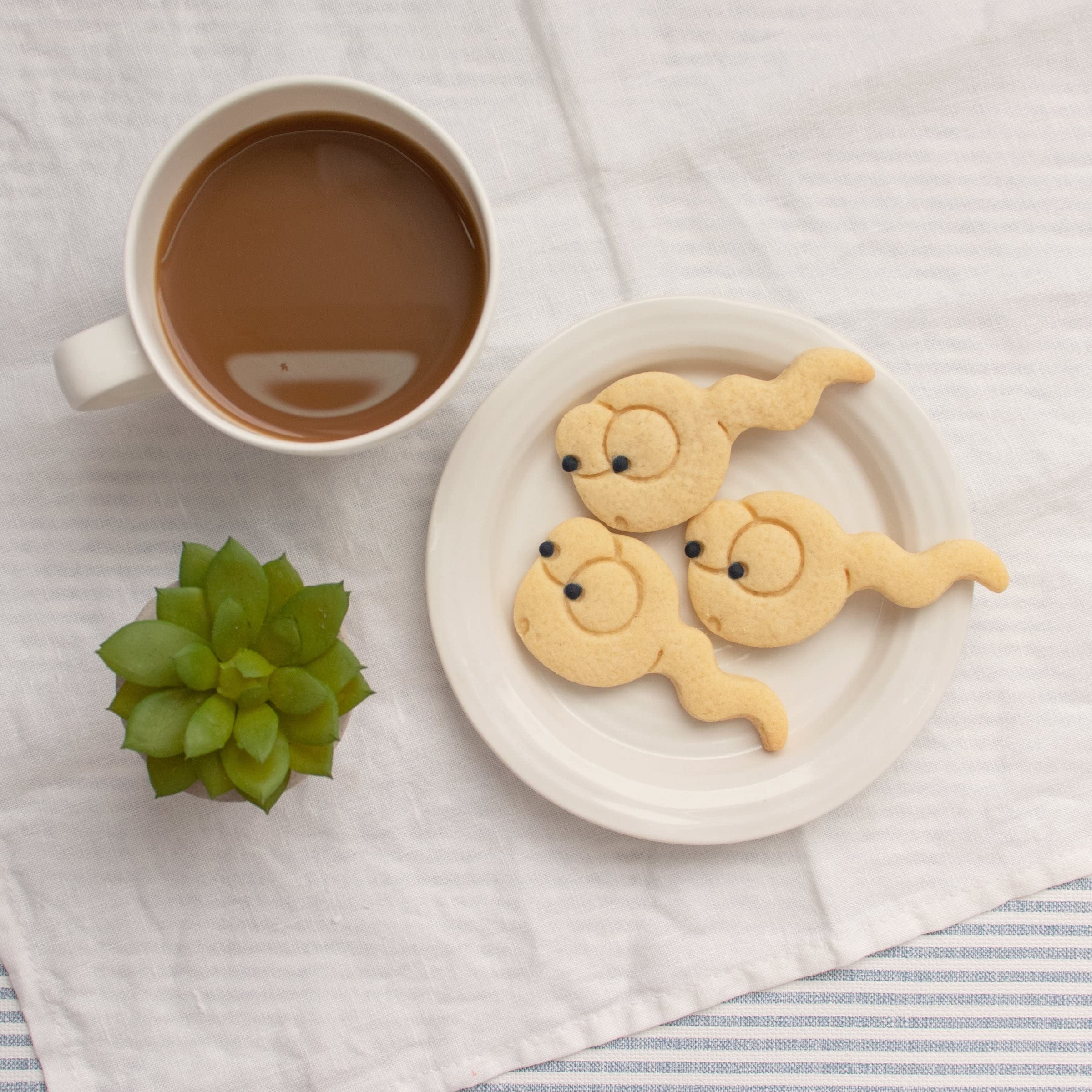 Sperm cookie cutter, 1 piece - Bakerlogy