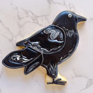 Crow Cookie Cutter, 4.15" Made in USA by Ann Clark