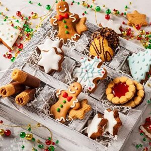 Cookie Cutters Christmas Shapes, 14PCS Christmas Cookie Cutters for Baking, Making Muffins,Biscuits, Sandwiches - Snowflake, Christmas Tree, Reindeer, Gingerbread Boy, Snowman, Angel, Bell, Gloves etc