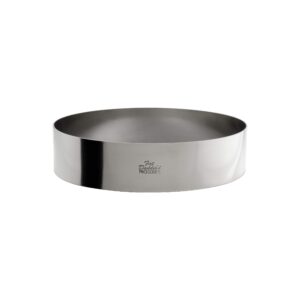 fat daddio's stainless steel round cake & pastry ring, 8 x 2 inch