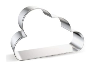 wjsyshop mini white clouds cookie cutter