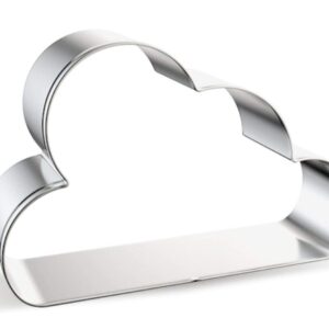 WJSYSHOP Mini White Clouds Cookie Cutter