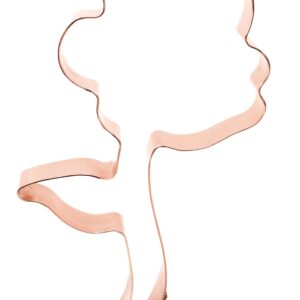 Single Rose Copper Flower Cookie Cutter