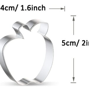 WJSYSHOP Mini Apple Fruit Cookie Cutter - B Small Size