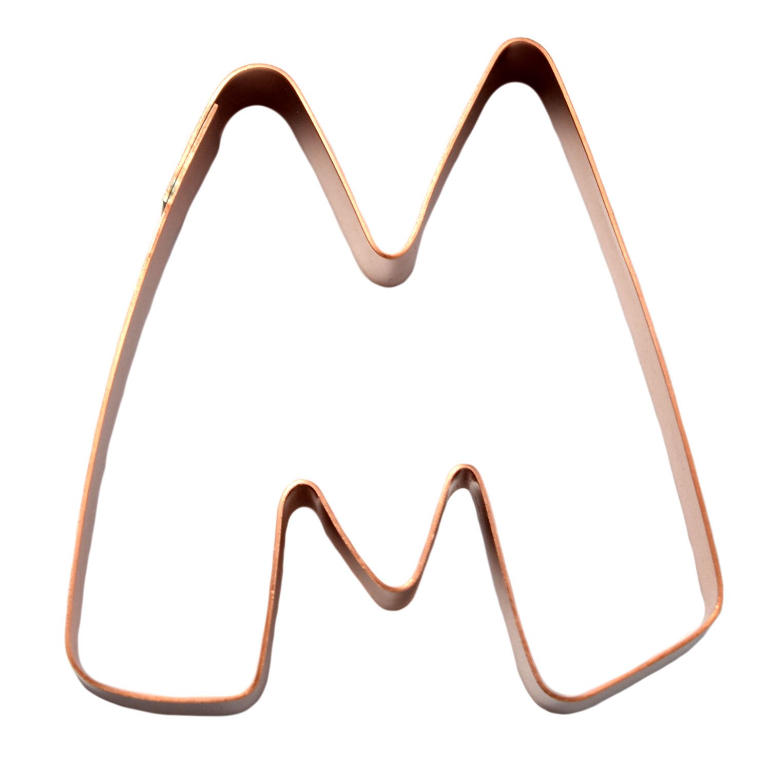 The Letter M Copper Alphabet Cookie Cutter