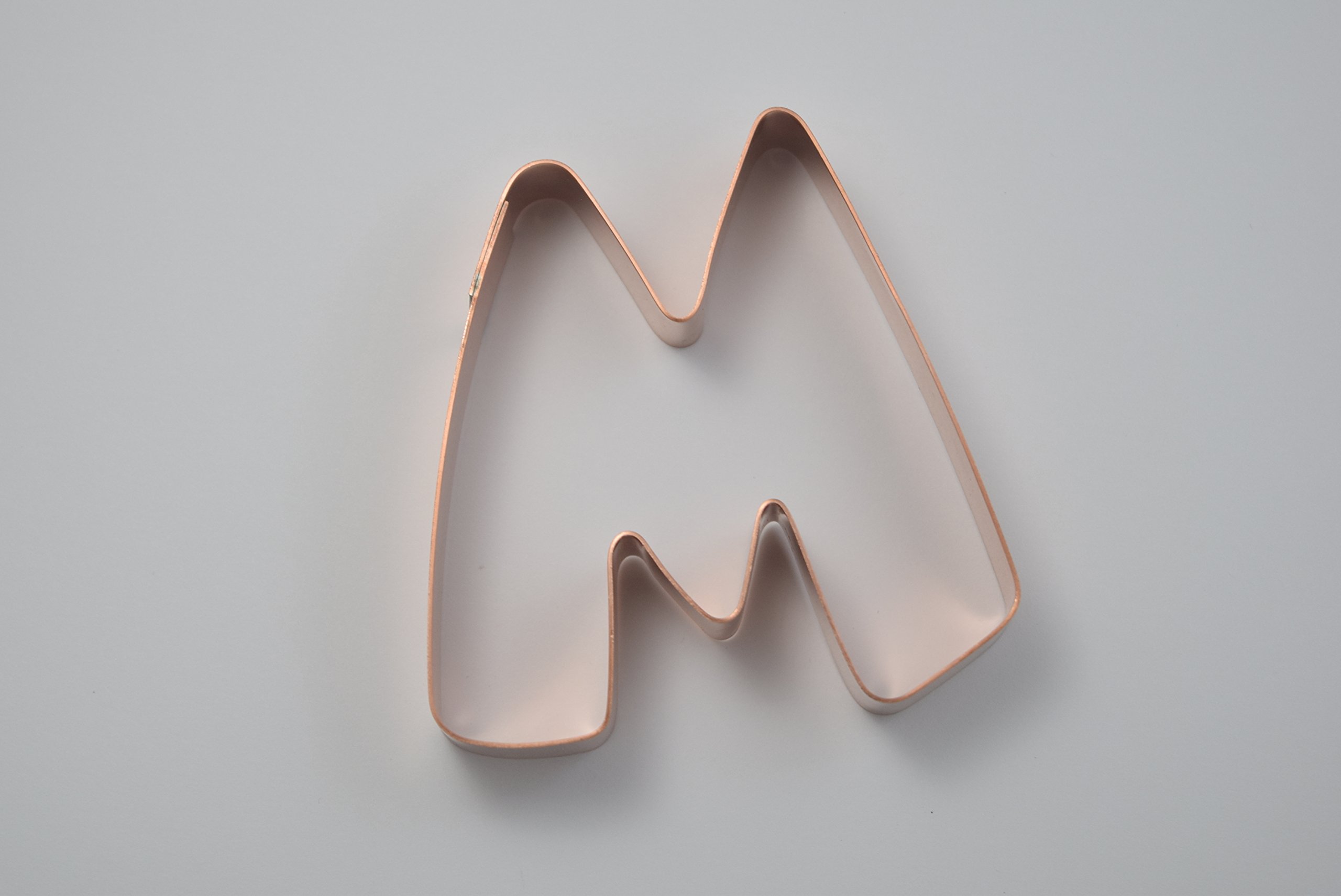 The Letter M Copper Alphabet Cookie Cutter