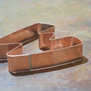 The Letter M Copper Alphabet Cookie Cutter