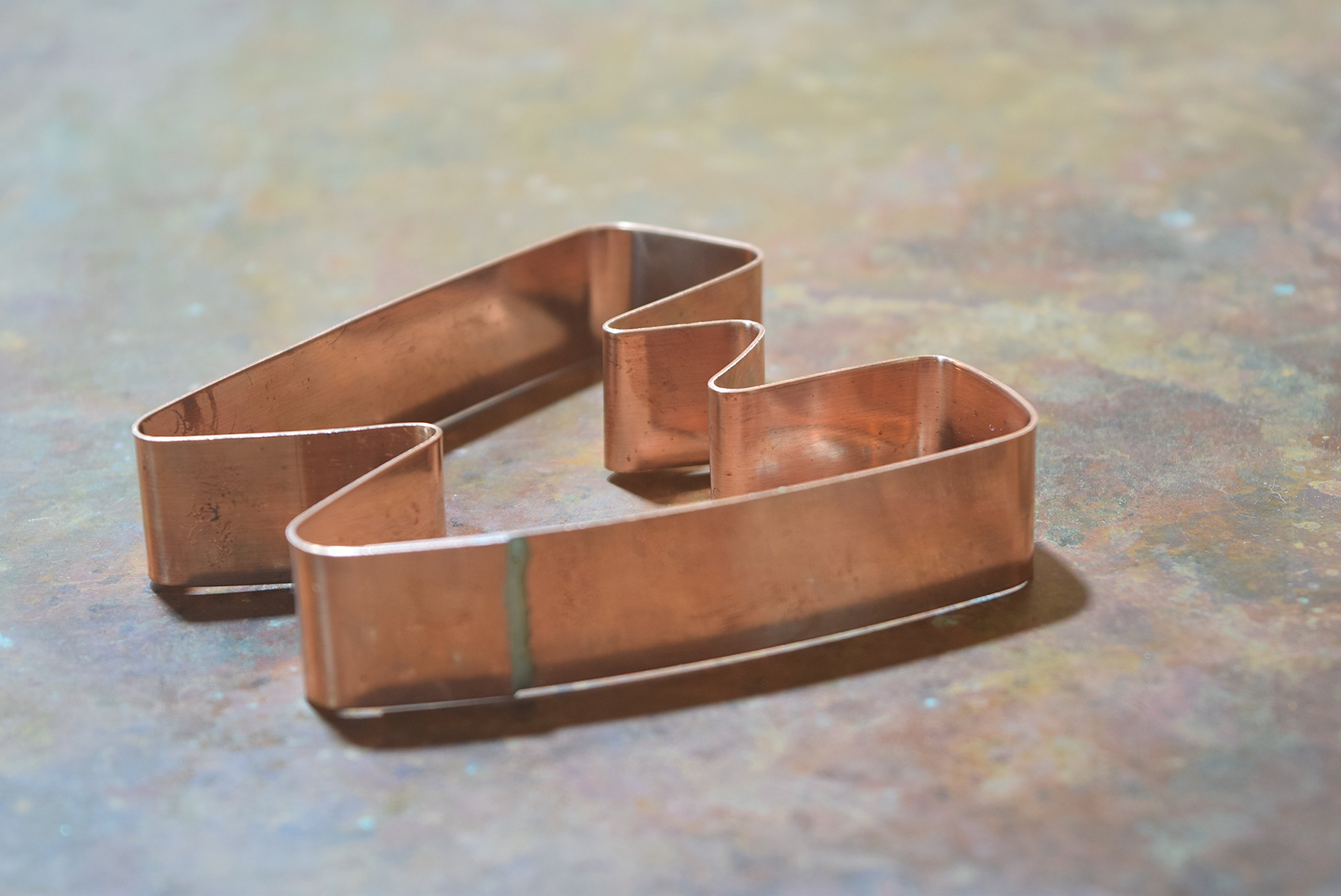 The Letter M Copper Alphabet Cookie Cutter