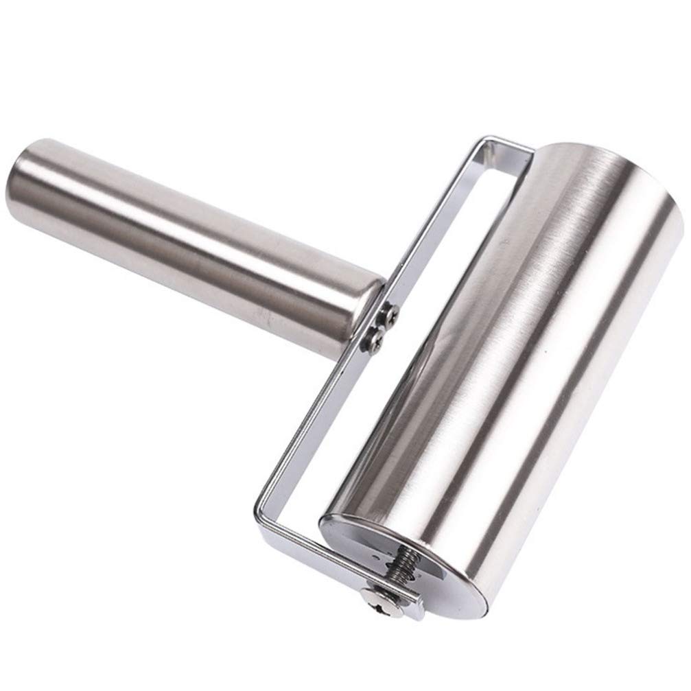 DOITOOL Pizza Roller Stainless Steel Baking Rolling Pin Dough Roller for Pizza Pasta Pastry Bread