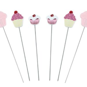 6 Pcs Metal Cake Tester, Stainless Steel Cake Testing Needles, Reusable Kitchen Cake Probe Bakery Muffin Bread Cupcake Tester, Baking Assistant Tool