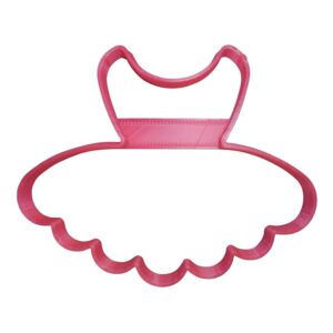 tutu outline ballerina dress dance costume ballet cookie cutter made in usa pr2710